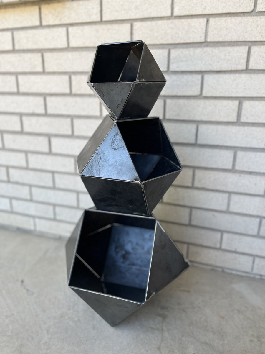 Diamond Triangle Planter Practice Weld It Yourself Kit – Artisan Alloys