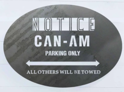 Side by Side Parking Sign 3 – Artisan Alloys